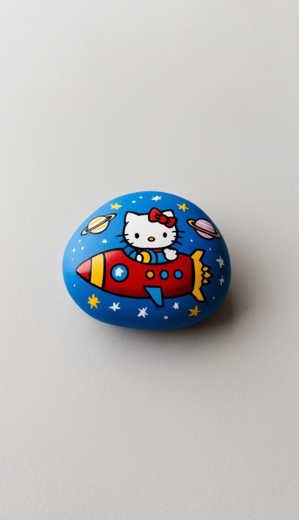 29 Hello Kitty Painted Rock Ideas: Adorable DIY Crafts for Kawaii ...