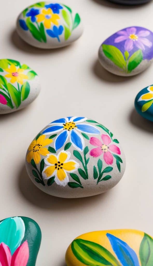 22 Spring Painted Rock Ideas: Colorful Designs to Brighten Your Garden ...