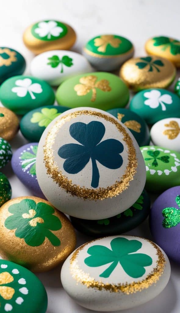19 St. Patrick's Day Painted Rock Ideas: Fun Irish-Inspired Designs to ...