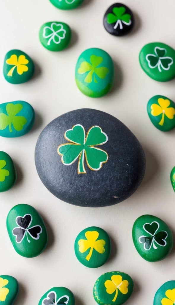 19 St. Patrick's Day Painted Rock Ideas: Fun Irish-Inspired Designs to ...