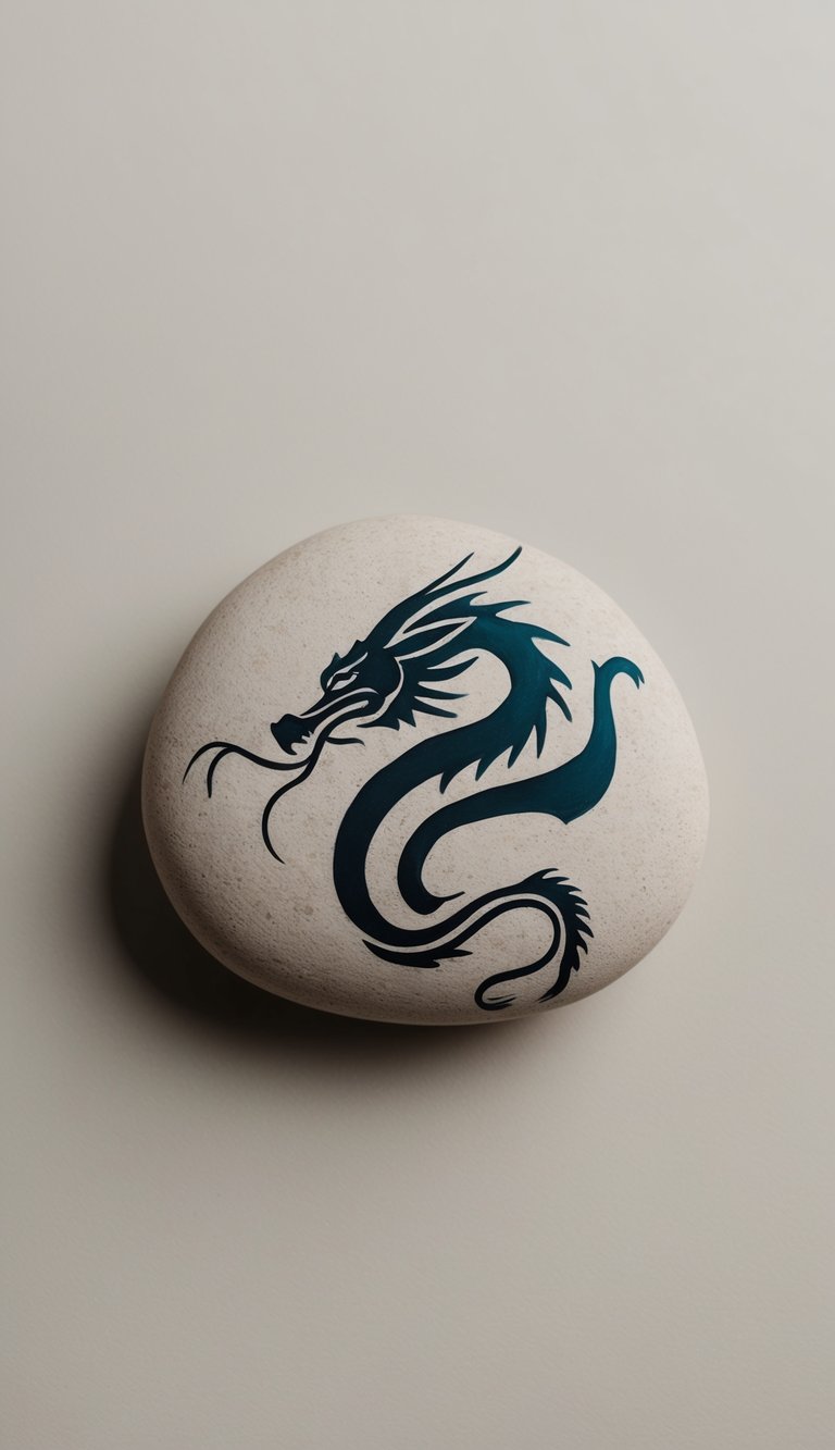 22 Dragon Painted Rock Ideas to Spark Imagination - Living Tickled