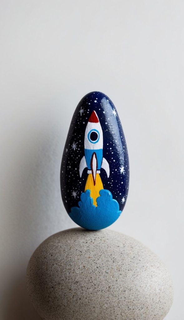 18 Space Painted Rock Ideas: Cosmic Creations That Bring the Universe ...