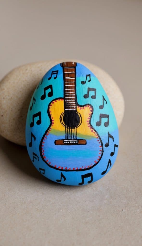 26 Music Painted Rock Ideas: Creative Ways to Express Your Love for ...