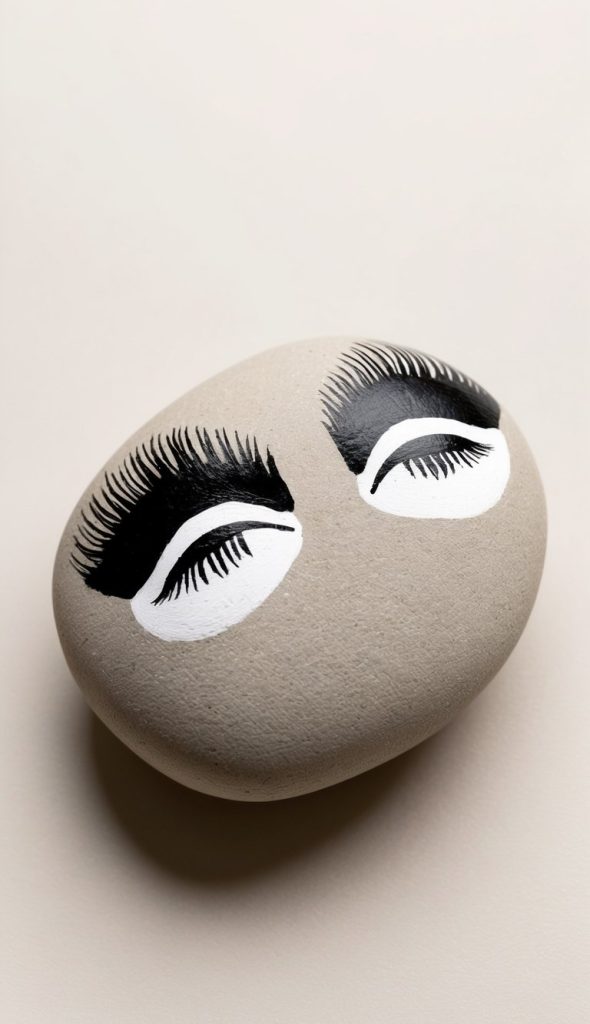 17 Black and White Painted Rock Ideas: Simple Elegance for Your Modern ...