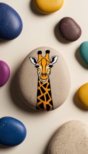 21 Giraffe Painted Rock Ideas: Creative Safari Art for All Animal ...