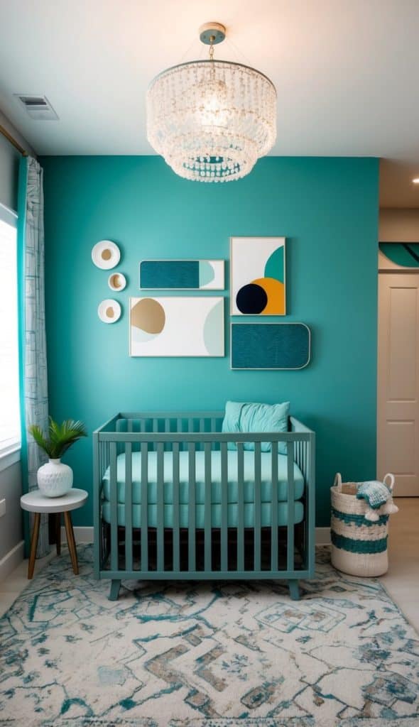 39 Teal Nursery Ideas: Enchanting Color Schemes for Your Baby's Paradise