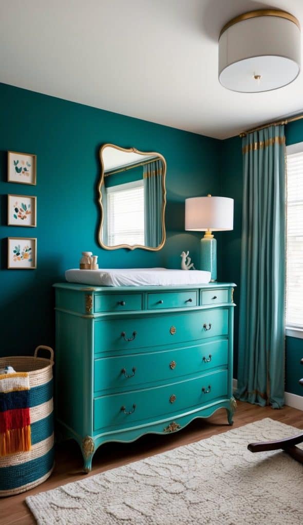 39 Teal Nursery Ideas: Enchanting Color Schemes for Your Baby's Paradise