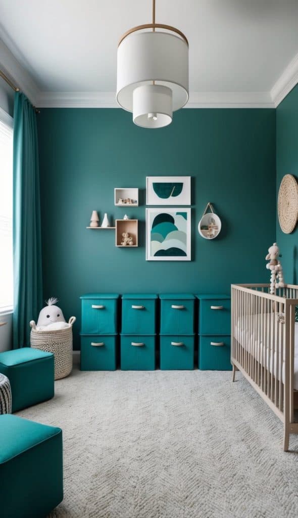 39 Teal Nursery Ideas: Enchanting Color Schemes for Your Baby's Paradise