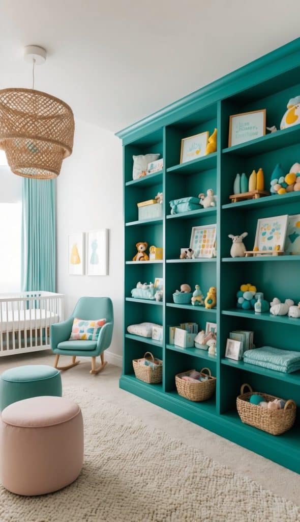 39 Teal Nursery Ideas: Enchanting Color Schemes for Your Baby's Paradise
