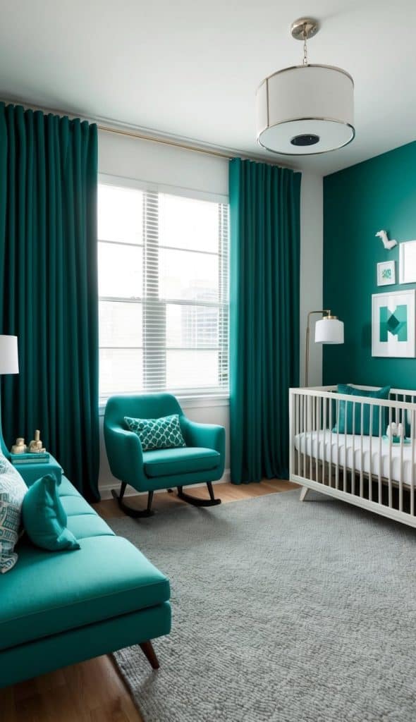 39 Teal Nursery Ideas: Enchanting Color Schemes for Your Baby's Paradise