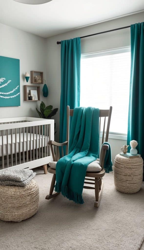 39 Teal Nursery Ideas: Enchanting Color Schemes for Your Baby's Paradise