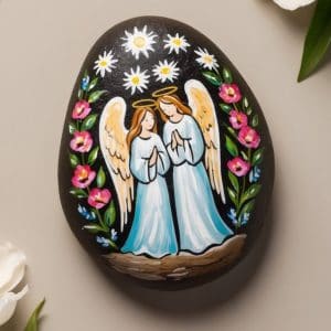 26 Angel Painted Rock Ideas: Heavenly Designs to Inspire Your Creative ...