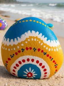 21 Beach Painted Rock Ideas: Coastal-Inspired Crafts for Summer Fun ...