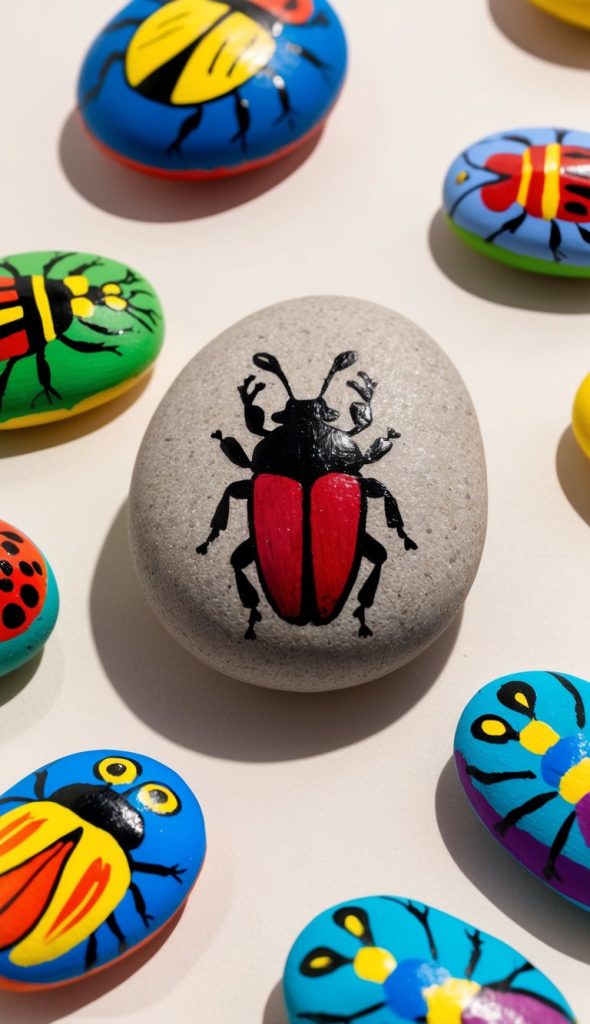 18 Bug Painted Rock Ideas: Adorable Creatures for Your Nature-Inspired ...