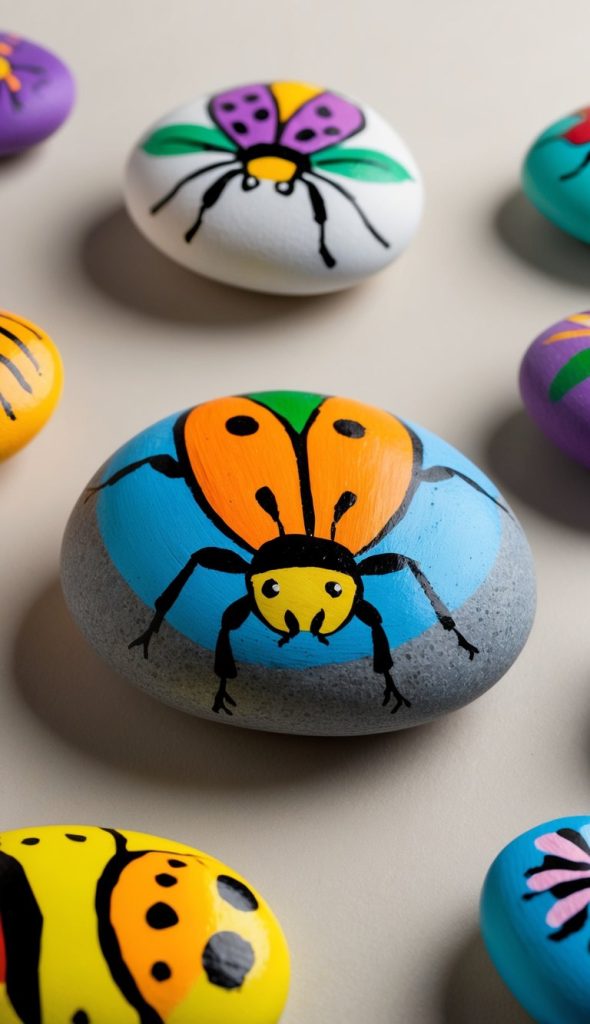 18 Bug Painted Rock Ideas: Adorable Creatures for Your Nature-Inspired ...