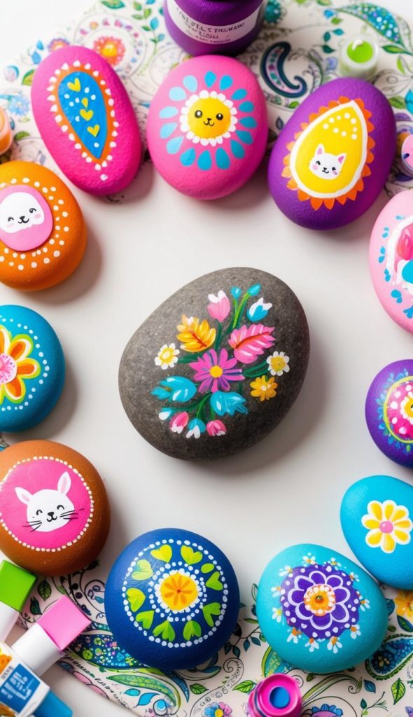 23 Cute Painted Rock Ideas: Unleash Your Creativity with Adorable ...