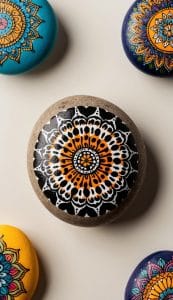 28 Mandala Painted Rock Ideas: Simple Designs for Mindful Creativity - Living Tickled