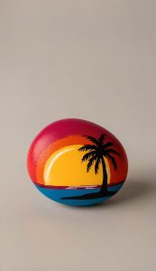 18 Sunset Painted Rock Ideas: Transform Ordinary Stones into ...