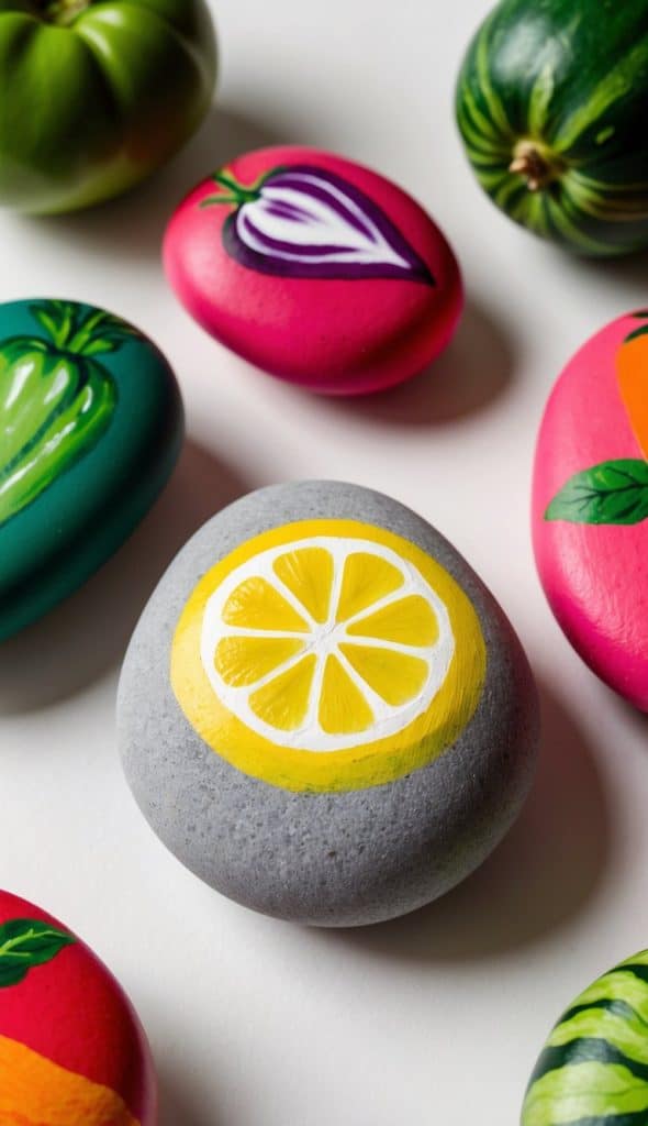22 Vegetable Painted Rock Ideas: Fun Garden-Inspired Crafts for All ...