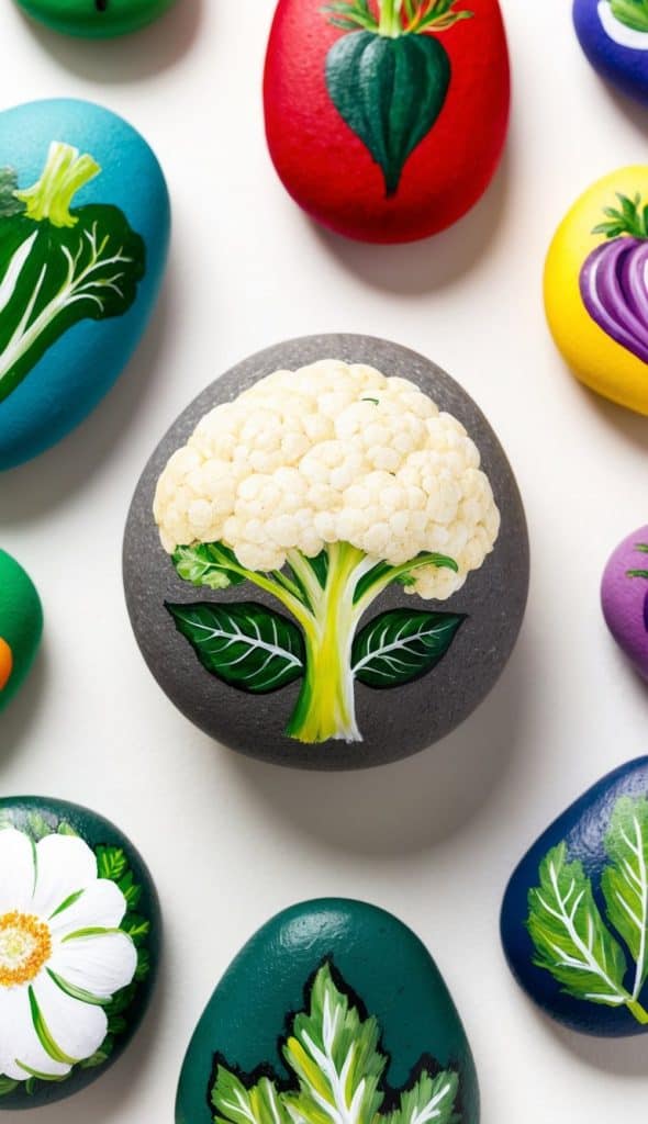 22 Vegetable Painted Rock Ideas: Fun Garden-Inspired Crafts for All ...
