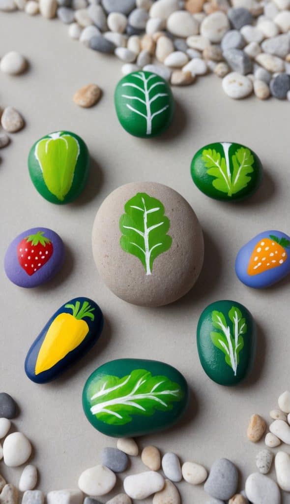 22 Vegetable Painted Rock Ideas: Fun Garden-Inspired Crafts for All ...