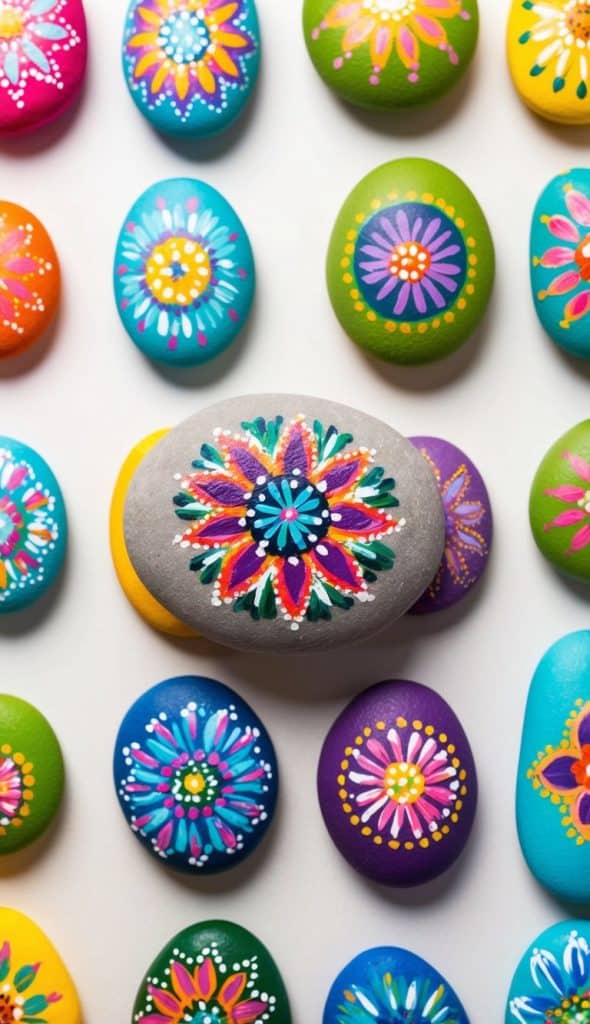 22 Boho Painted Rock Ideas: Creative Ways to Add Earthy, Free-Spirited ...