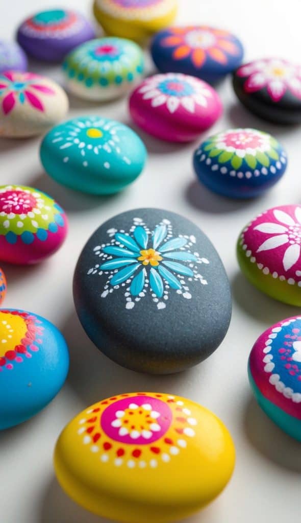 22 Boho Painted Rock Ideas: Creative Ways to Add Earthy, Free-Spirited ...