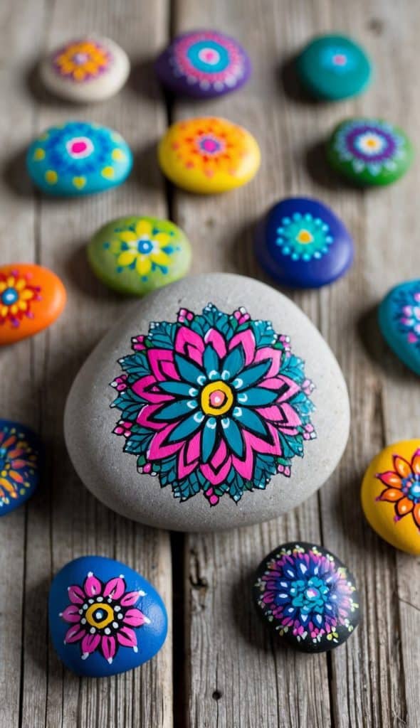 22 Boho Painted Rock Ideas: Creative Ways to Add Earthy, Free-Spirited ...
