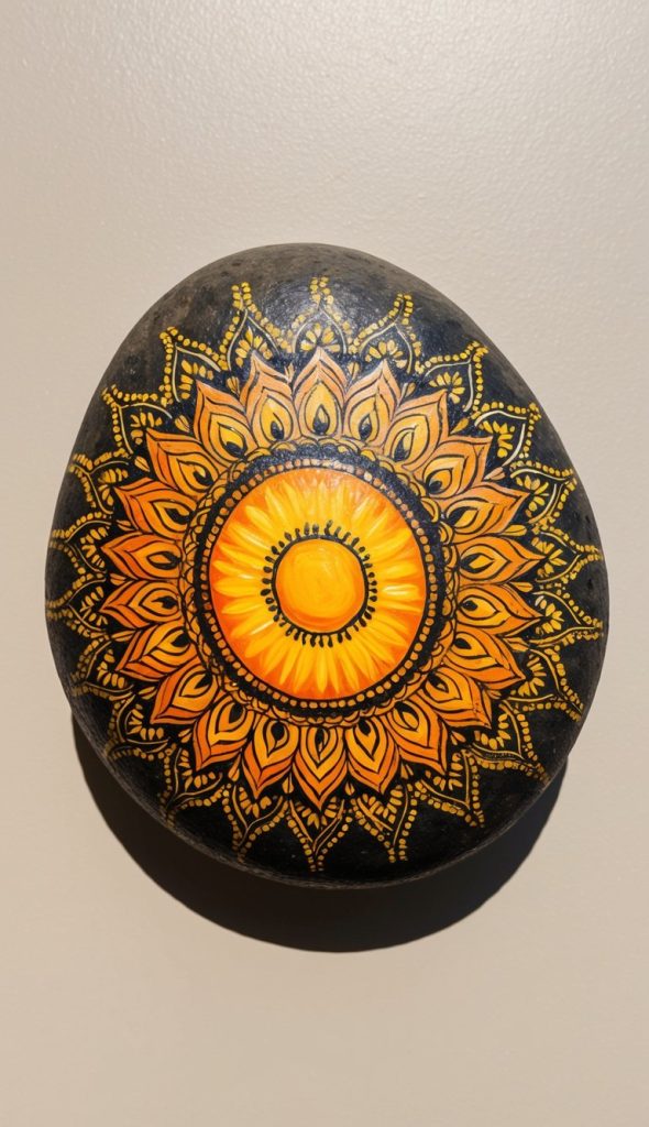 24 Sun Painted Rock Ideas: Radiant Designs to Brighten Your Day ...