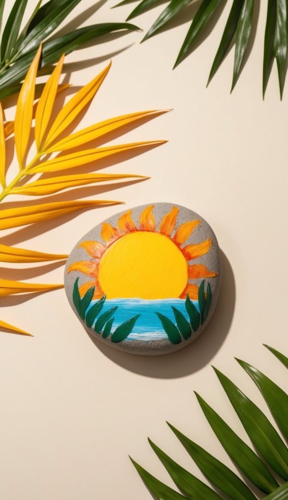 24 Sun Painted Rock Ideas: Radiant Designs to Brighten Your Day ...