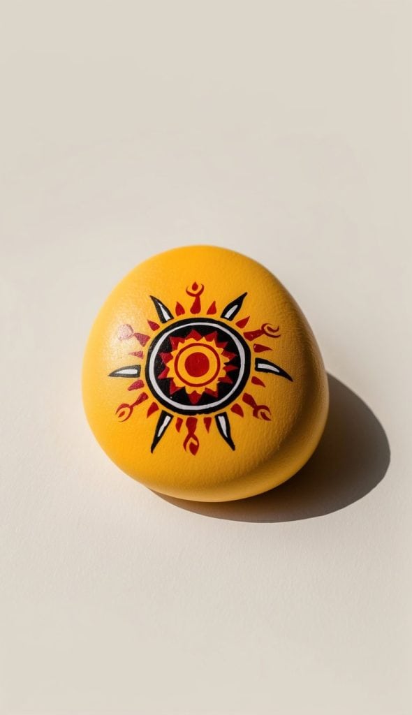 24 Sun Painted Rock Ideas: Radiant Designs to Brighten Your Day ...