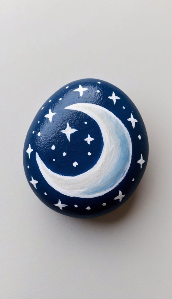 17 Moon Painted Rock Ideas: Create Your Own Celestial Masterpieces at ...