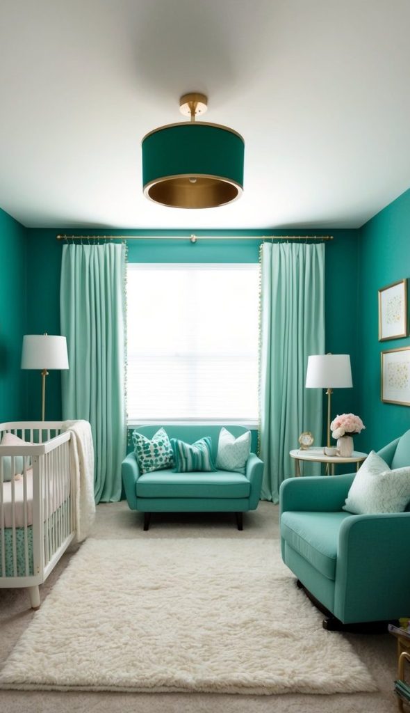 39 Teal Nursery Ideas: Enchanting Color Schemes for Your Baby's Paradise