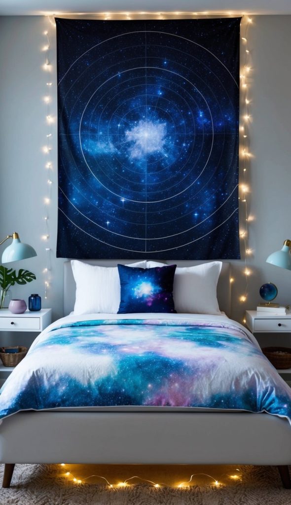 15 Galaxy Bedroom Ideas to Create a Cosmic Dream Space - Living Tickled