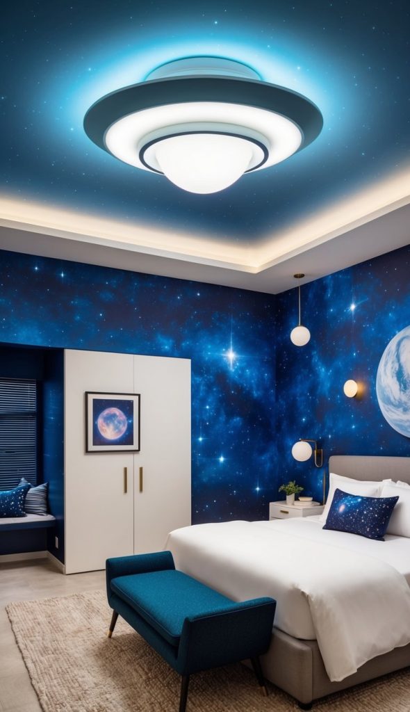 15 Galaxy Bedroom Ideas to Create a Cosmic Dream Space - Living Tickled