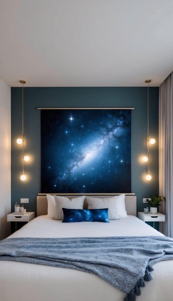 15 Galaxy Bedroom Ideas to Create a Cosmic Dream Space - Living Tickled