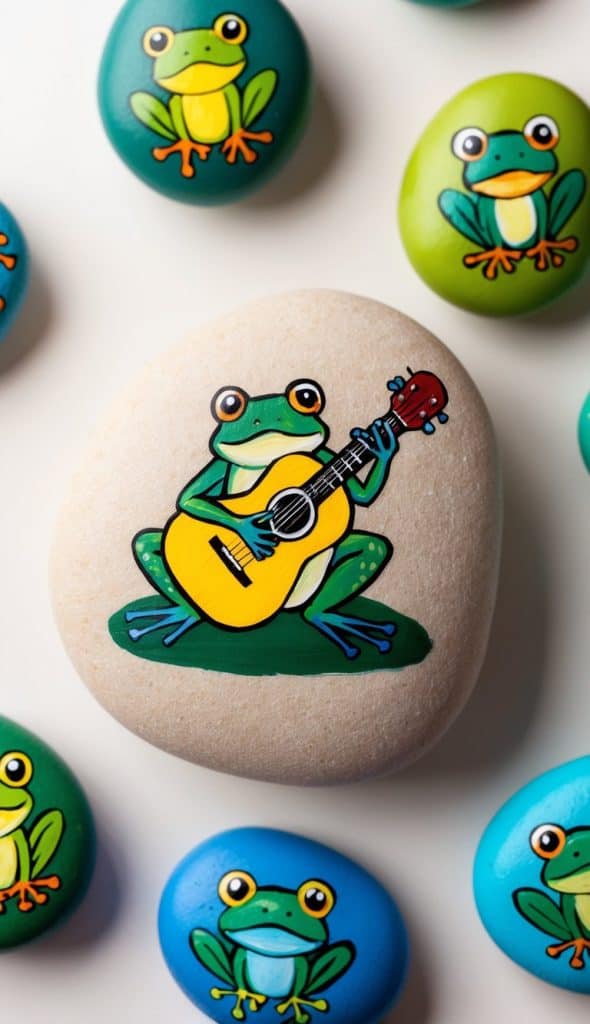 28 Frog Painted Rock Ideas: Creative Ways to Add Amphibian Charm to ...