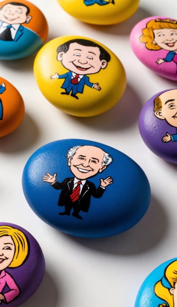 17 Funny Painted Rock Ideas to Brighten Someone's Day - Living Tickled