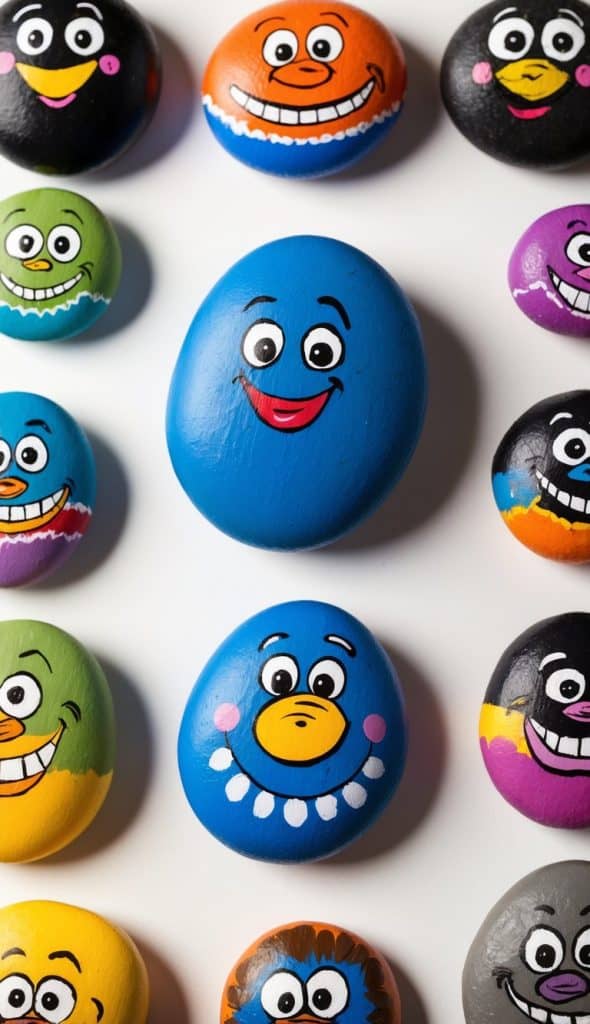 17 Funny Painted Rock Ideas to Brighten Someone's Day - Living Tickled