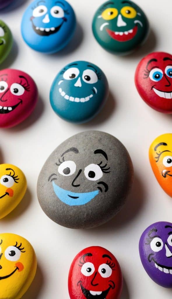 17 Funny Painted Rock Ideas to Brighten Someone's Day - Living Tickled