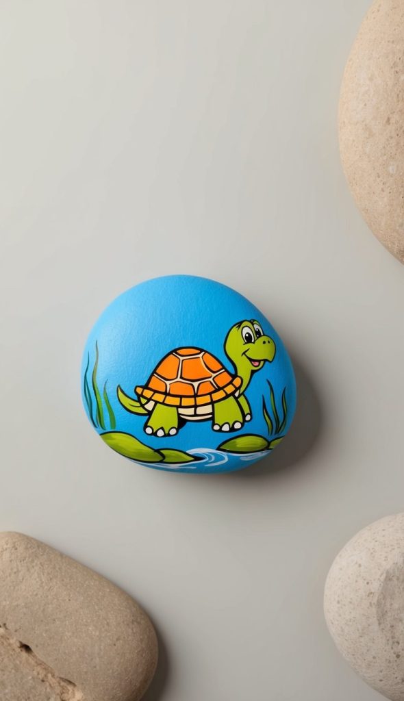 39 Turtle Painted Rock Ideas for Fun and Relaxation - Living Tickled