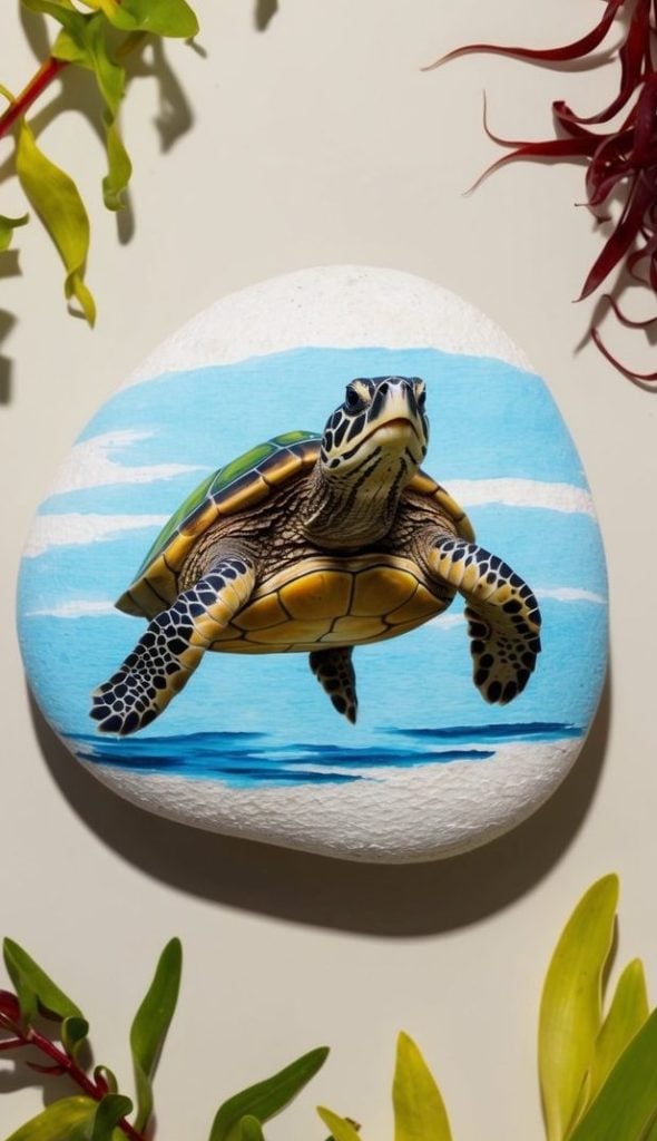 39 Turtle Painted Rock Ideas for Fun and Relaxation - Living Tickled