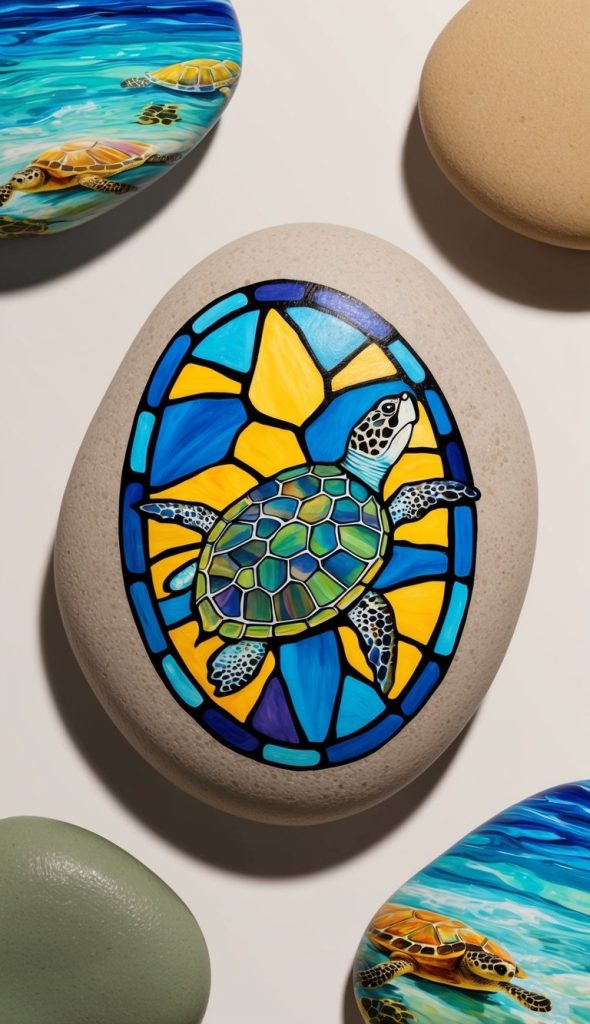 39 Turtle Painted Rock Ideas for Fun and Relaxation - Living Tickled