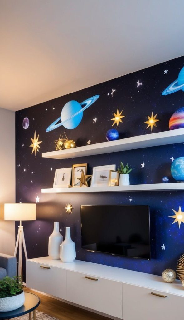 15 Galaxy Bedroom Ideas to Create a Cosmic Dream Space - Living Tickled