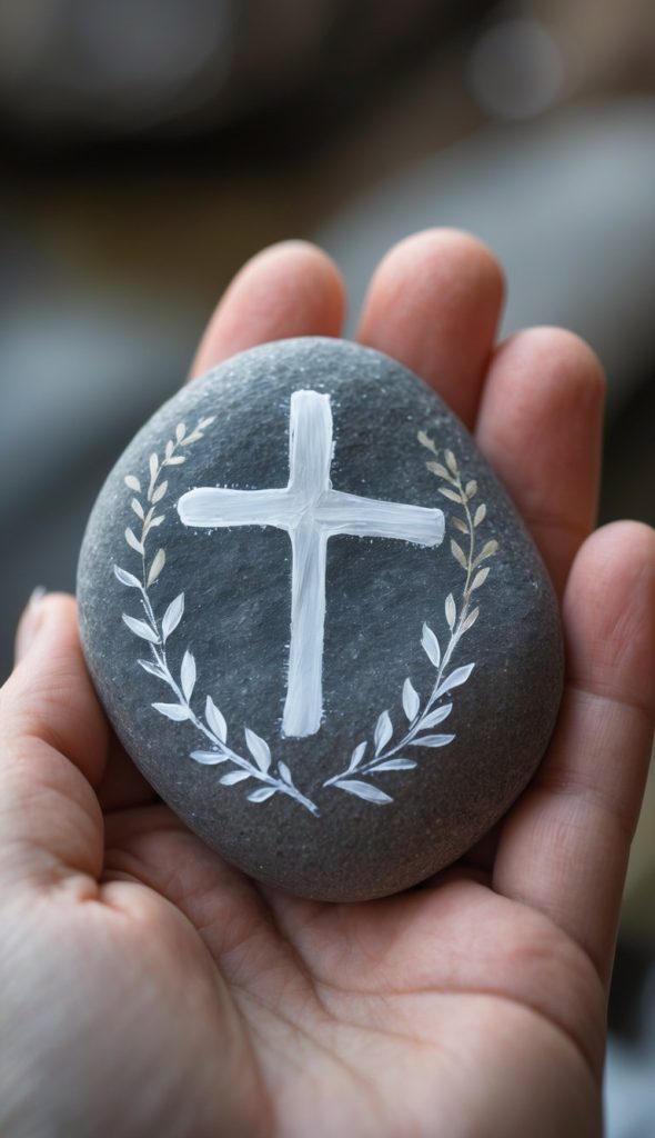 24 Christian Painted Rock Ideas to Share God’s Love - Living Tickled