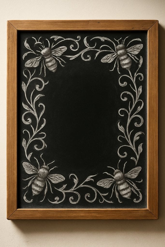 21 Bee Chalkboard Art Ideas That Offer Cheer and Charm - Living Tickled