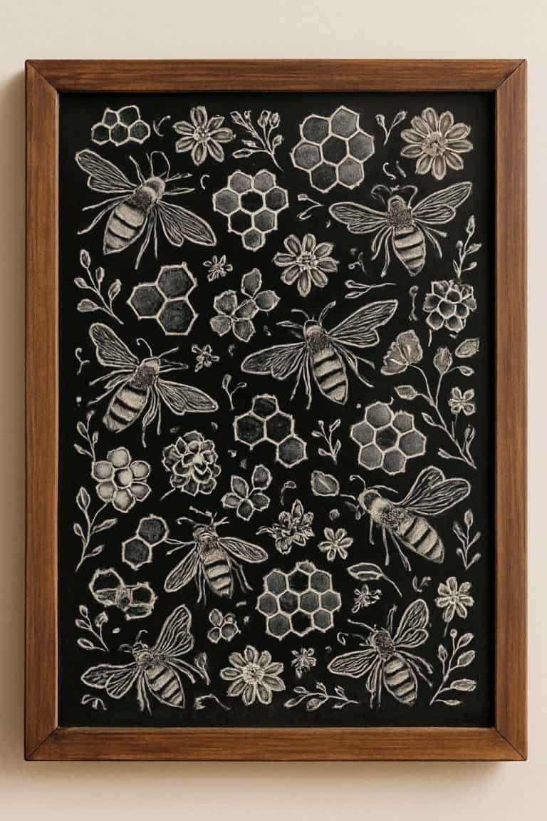 21 Bee Chalkboard Art Ideas That Offer Cheer and Charm - Living Tickled