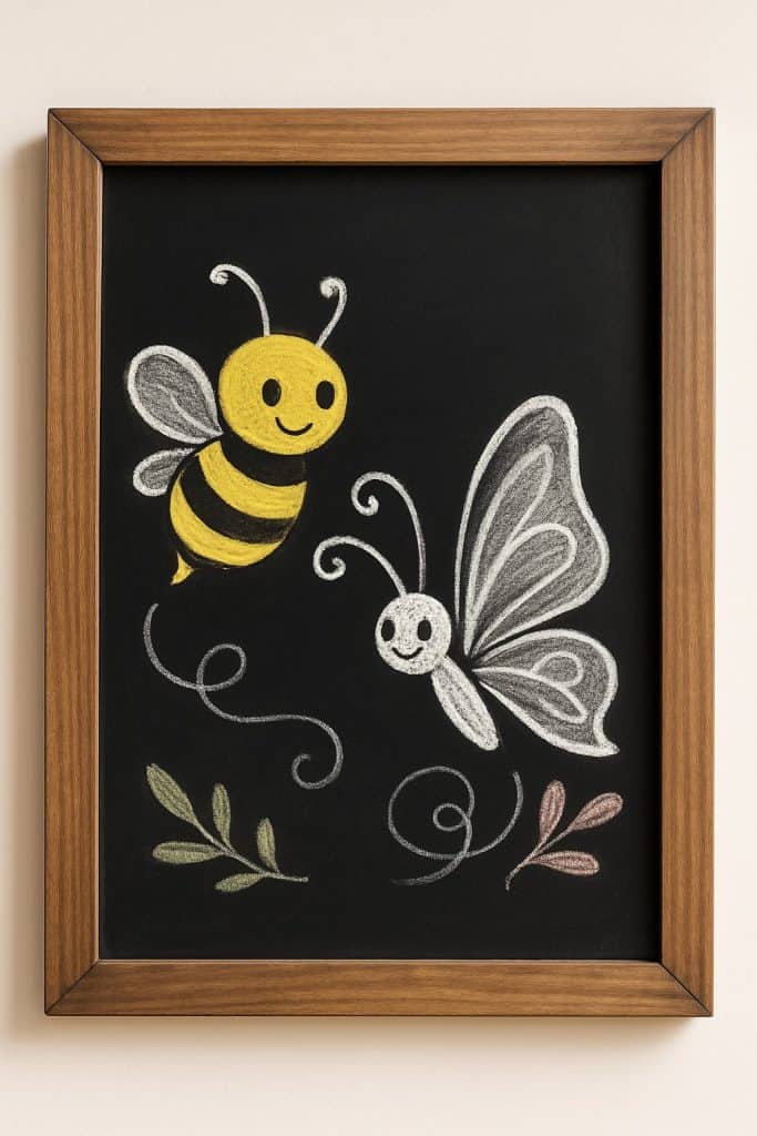 21 Bee Chalkboard Art Ideas That Offer Cheer and Charm - Living Tickled