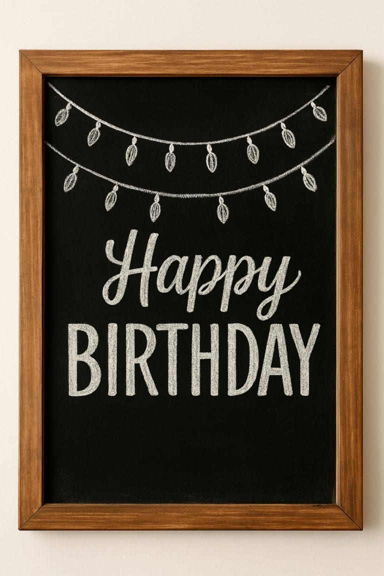 17 Happy Birthday Chalkboard Art Ideas to Brighten Your Celebration ...