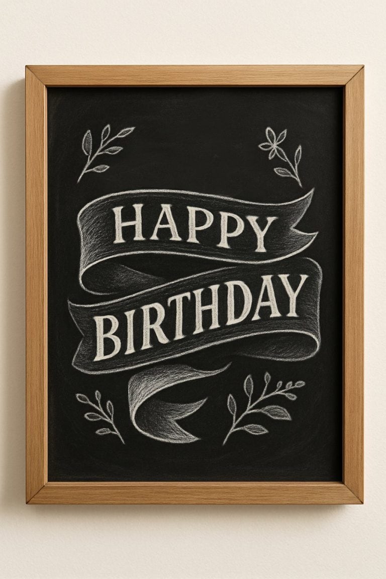 17 Happy Birthday Chalkboard Art Ideas to Brighten Your Celebration ...